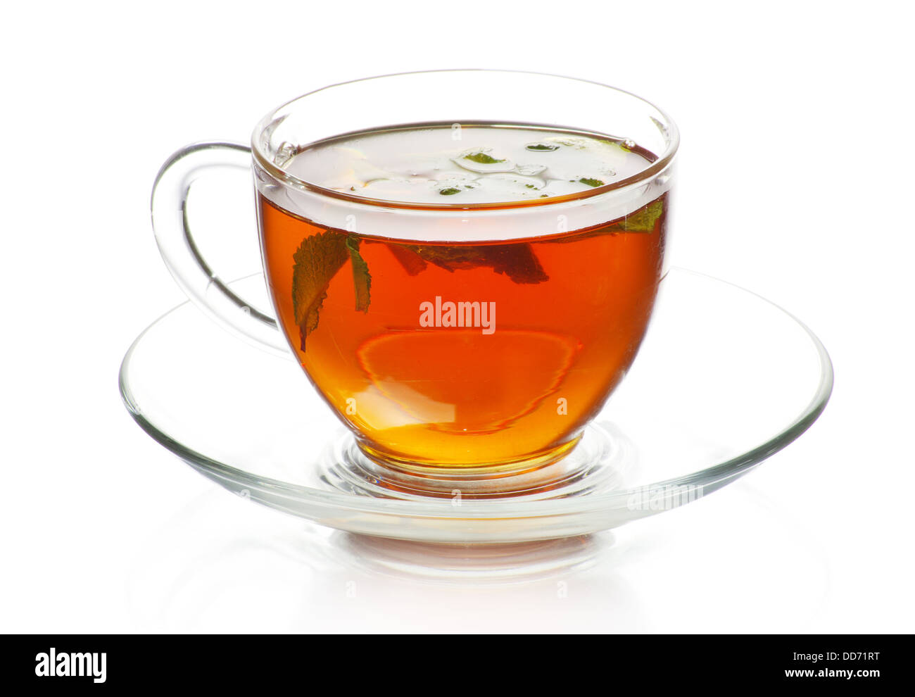Cup lemon tea in Cut Out Stock Images & Pictures - Alamy