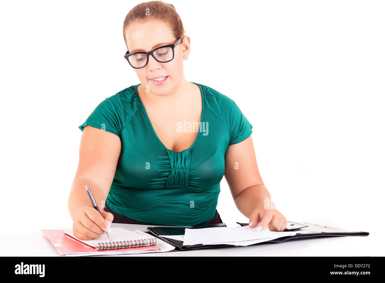 Fat Office Secretary