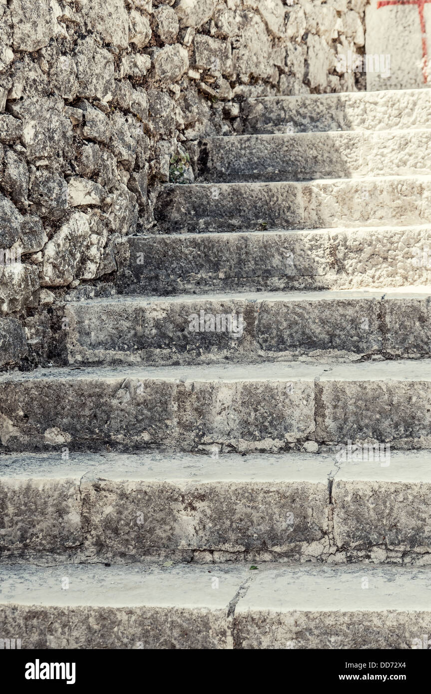 Rough stair pattern hi-res stock photography and images - Alamy
