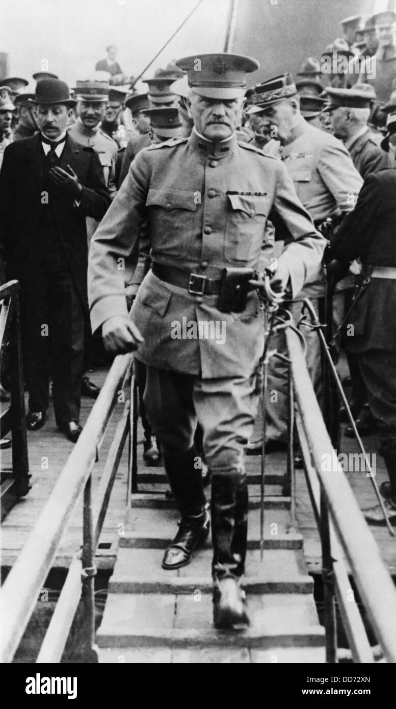 General John Pershing, the American Commander in Europe during World ...