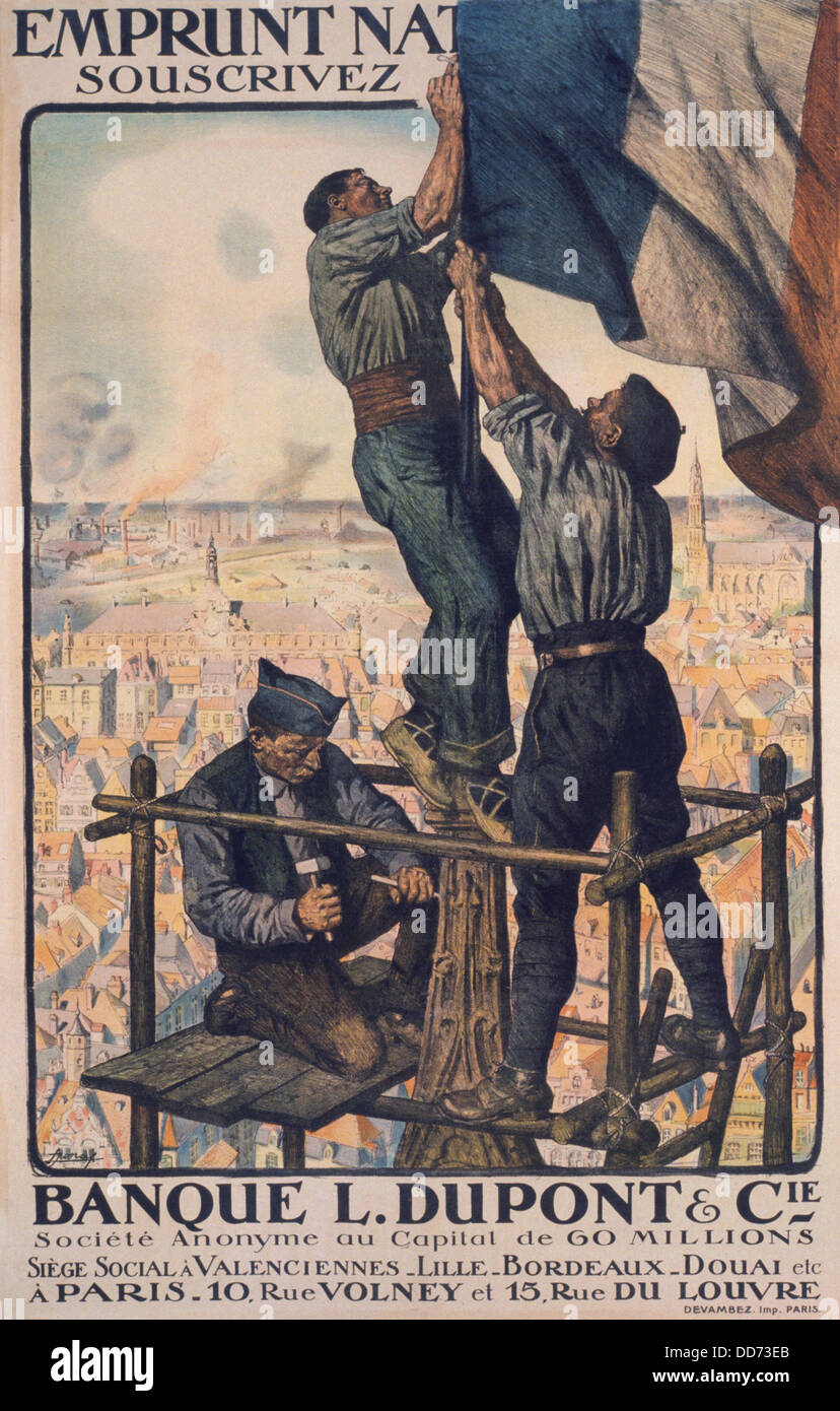 Ww1 french propaganda poster hi-res stock photography and images - Alamy