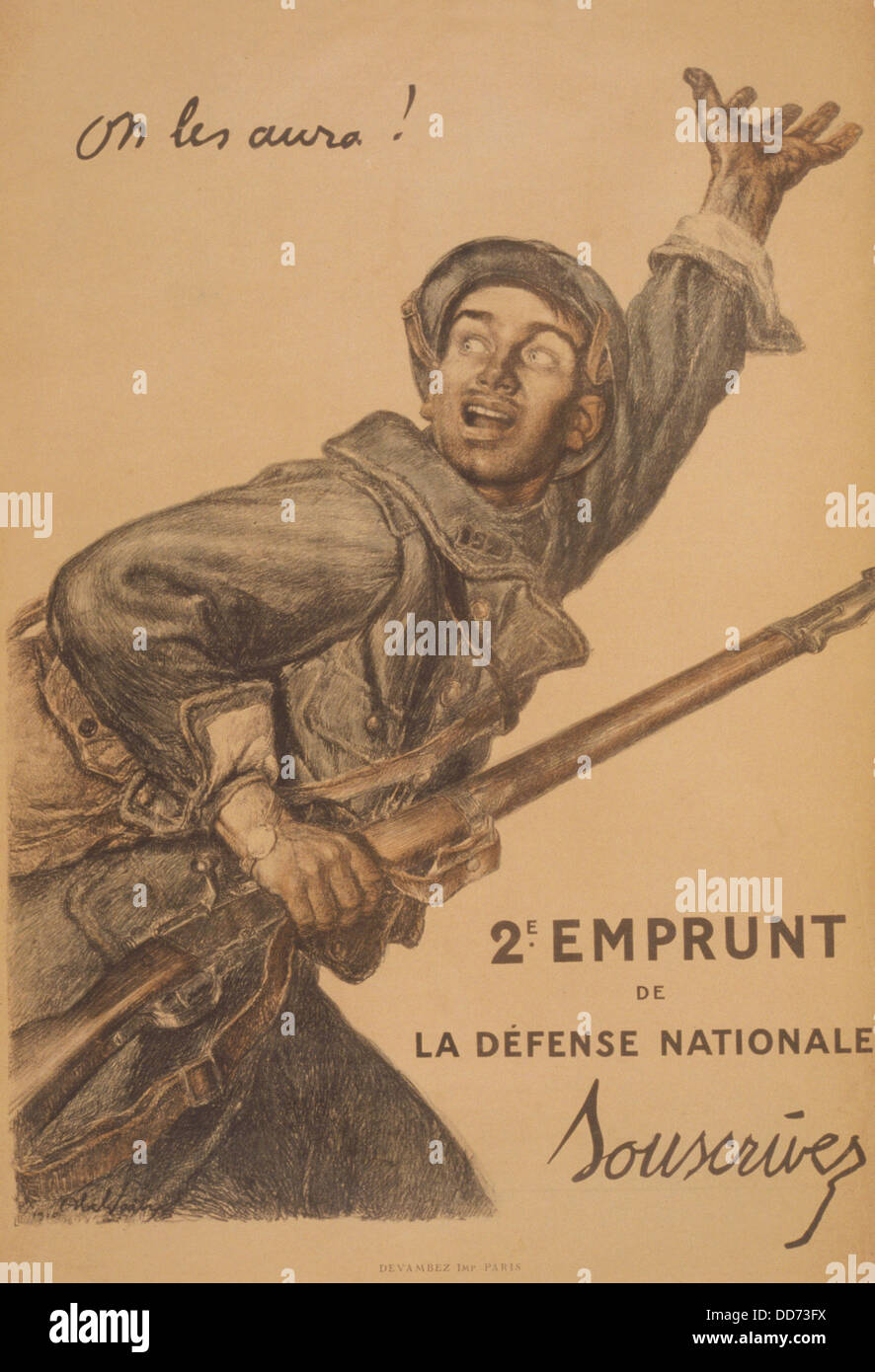Ww1 french propaganda poster hi-res stock photography and images - Alamy