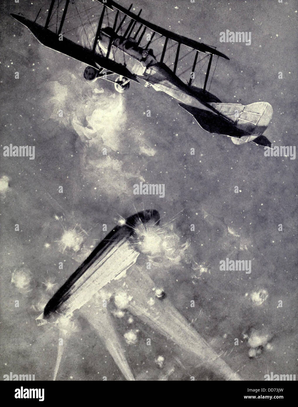 Zeppelin 1916 hi-res stock photography and images - Alamy