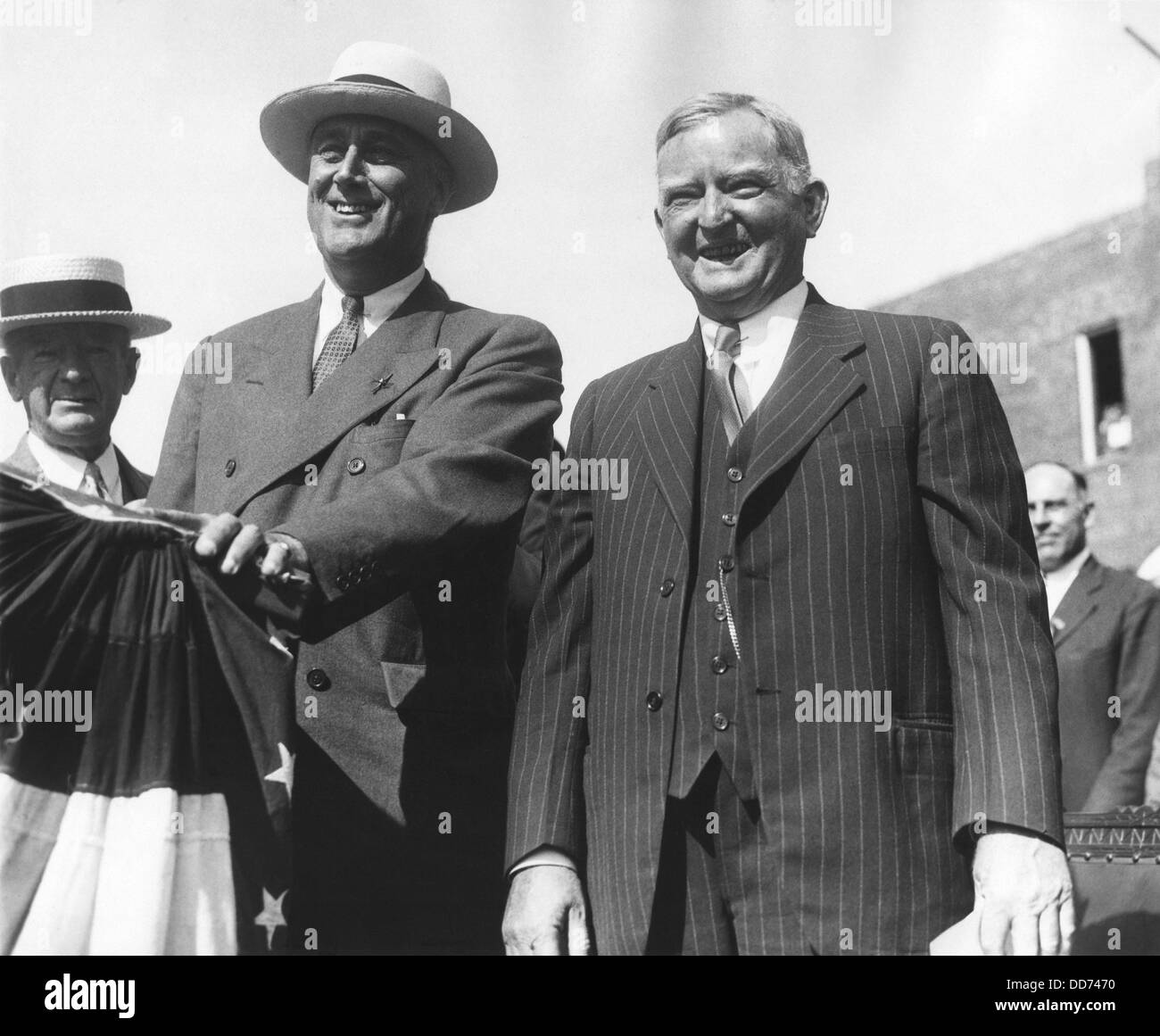 Fdr roosevelt campaigning hi-res stock photography and images - Alamy