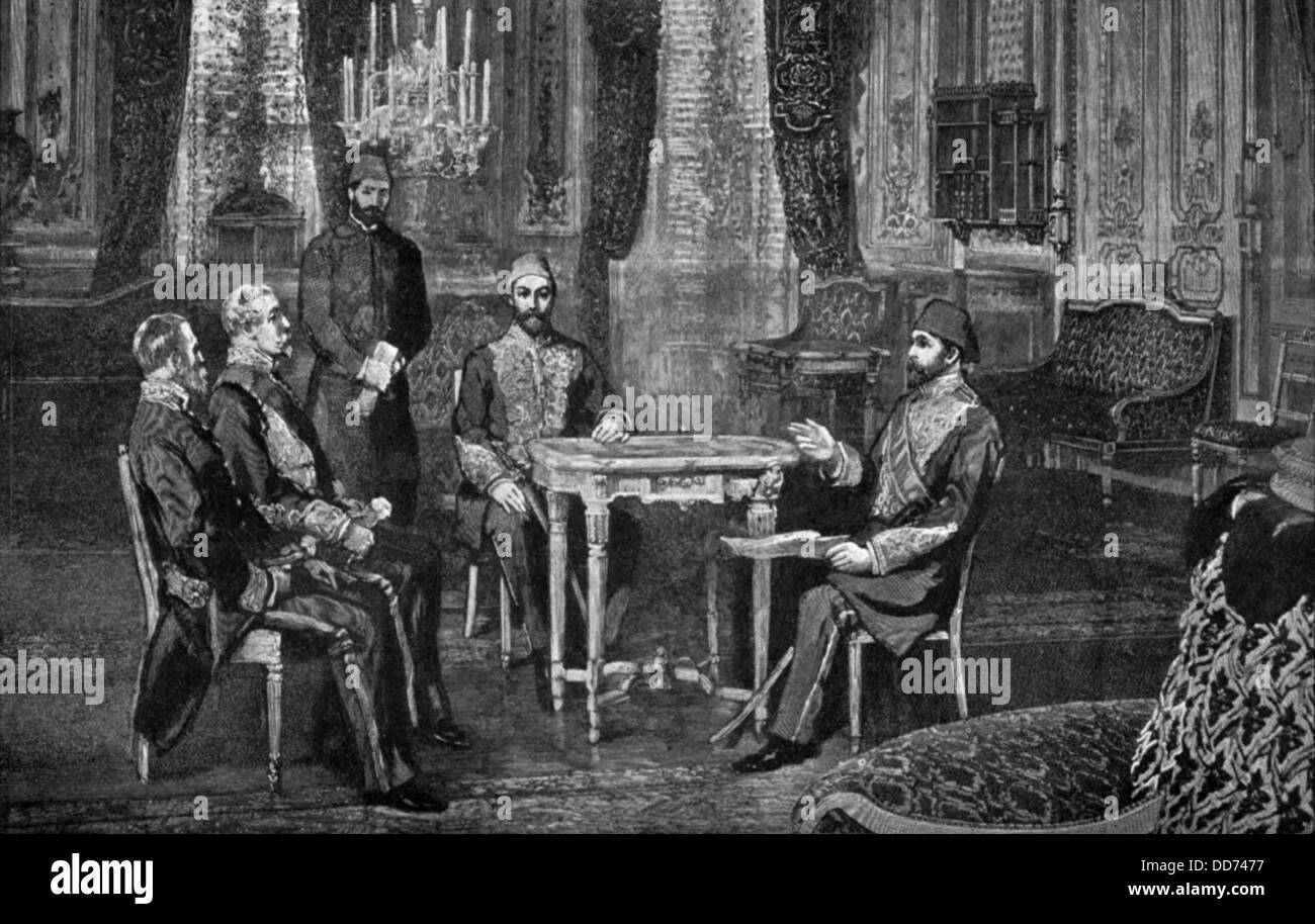 British Ambassador Phillip Currie protests Armenian massacres to the ...