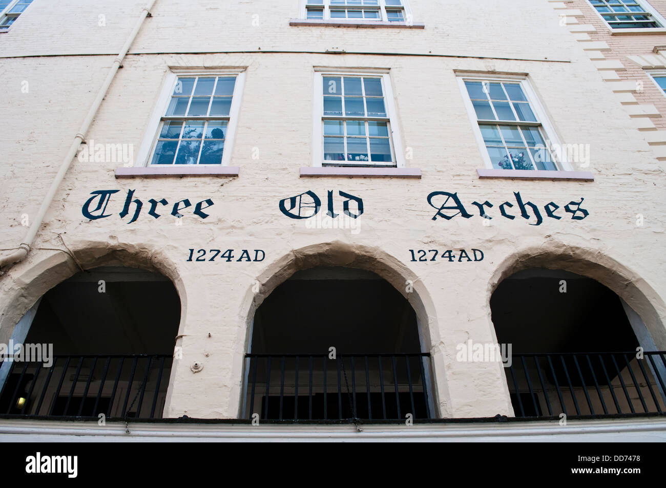 Three Old Arches, Bridge Street, Chester, Cheshire, UK Stock Photo - Alamy