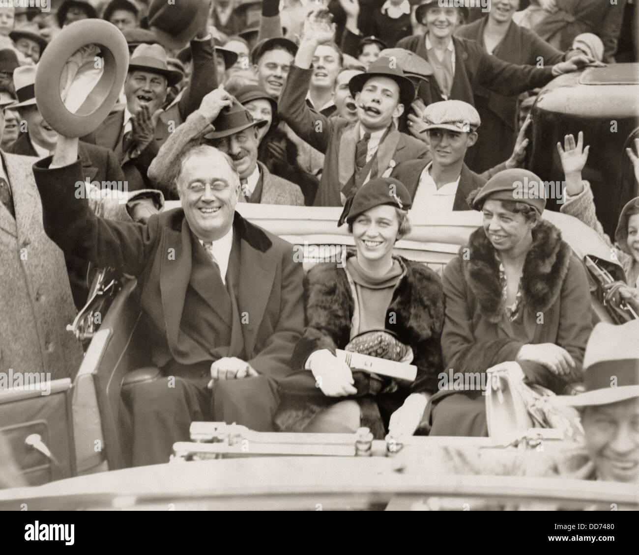 Franklin Roosevelt campaigning with Anna and Eleanor in Georgia. Oct ...