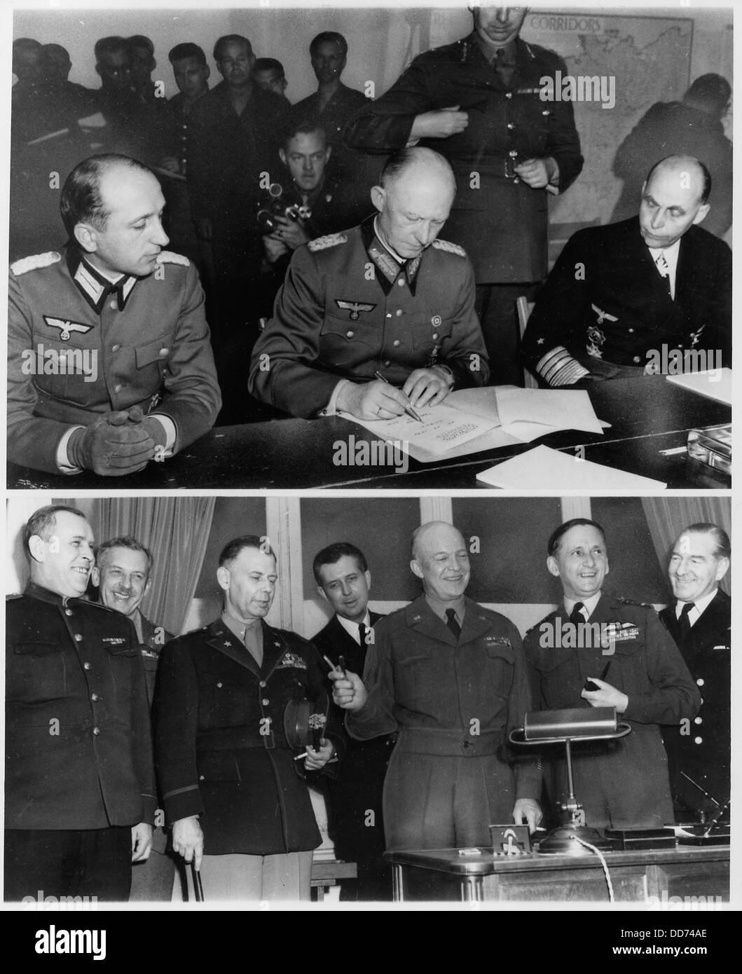 Signing germanys unconditional surrender hi-res stock photography and ...