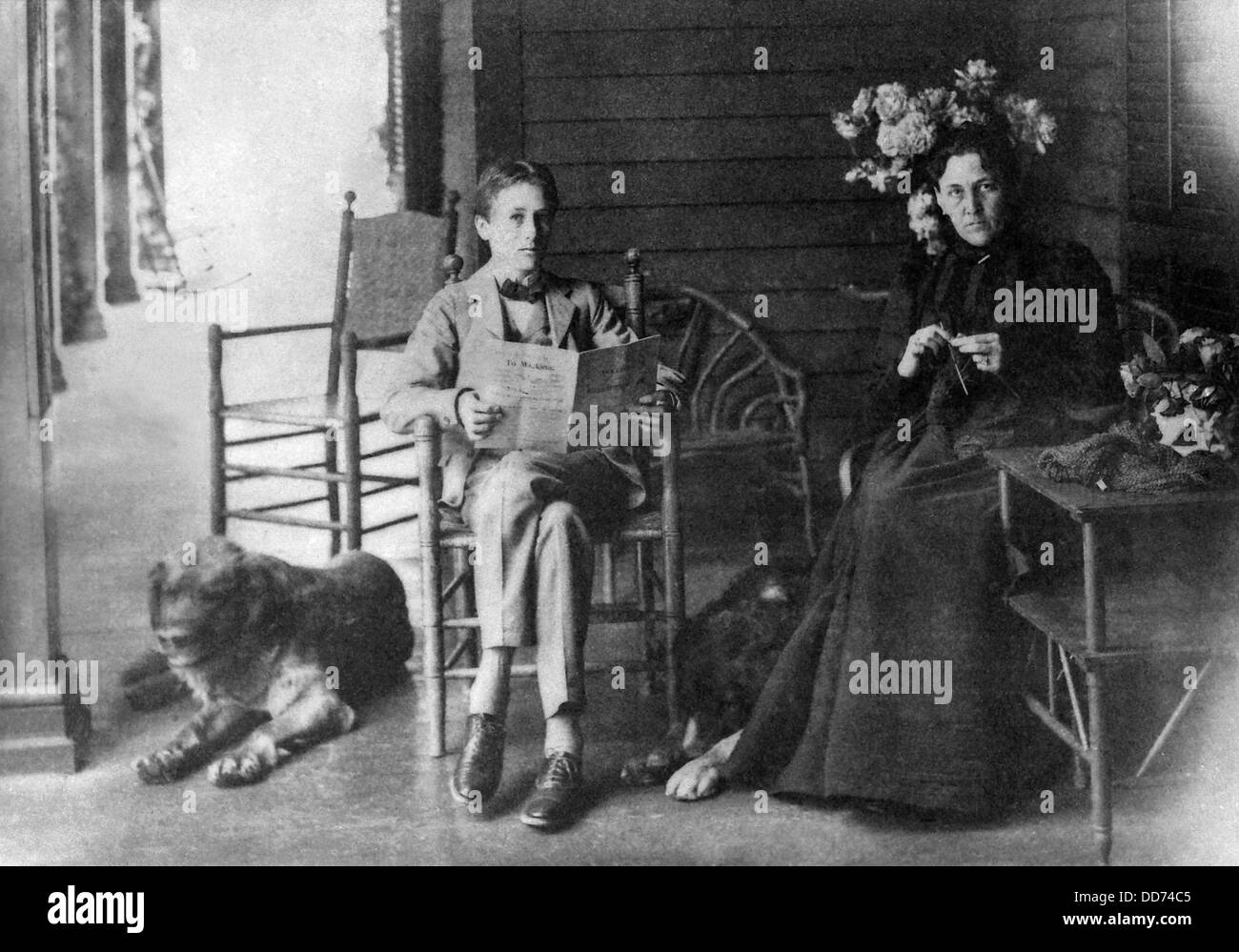 Franklin d roosevelt with sara delano roosevelt High Resolution Stock Photography and Images - Alamy