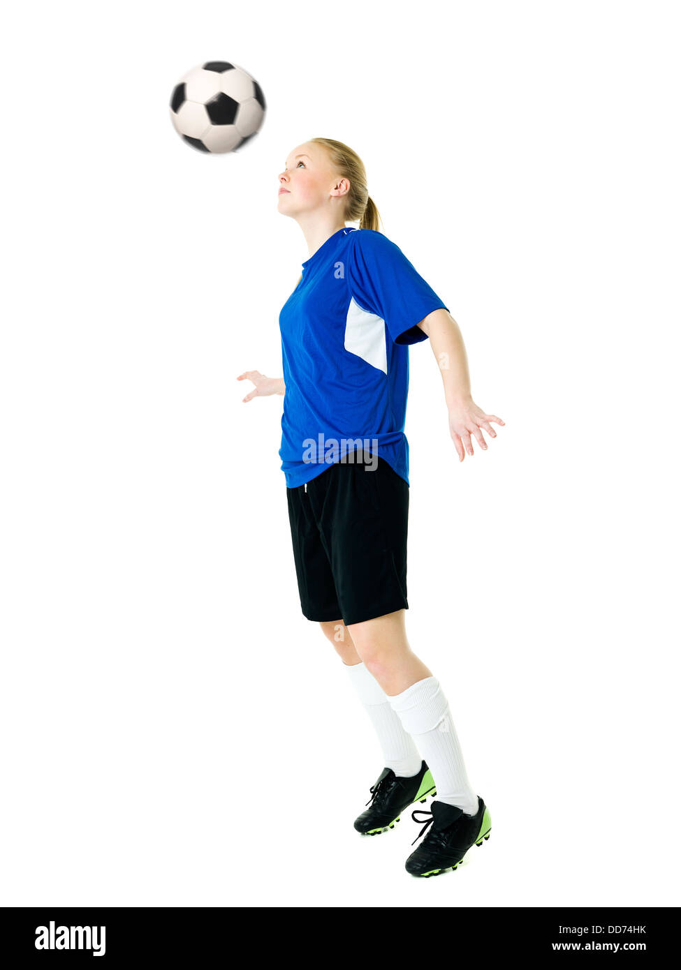 Beautiful soccer player posing hi-res stock photography and images - Alamy