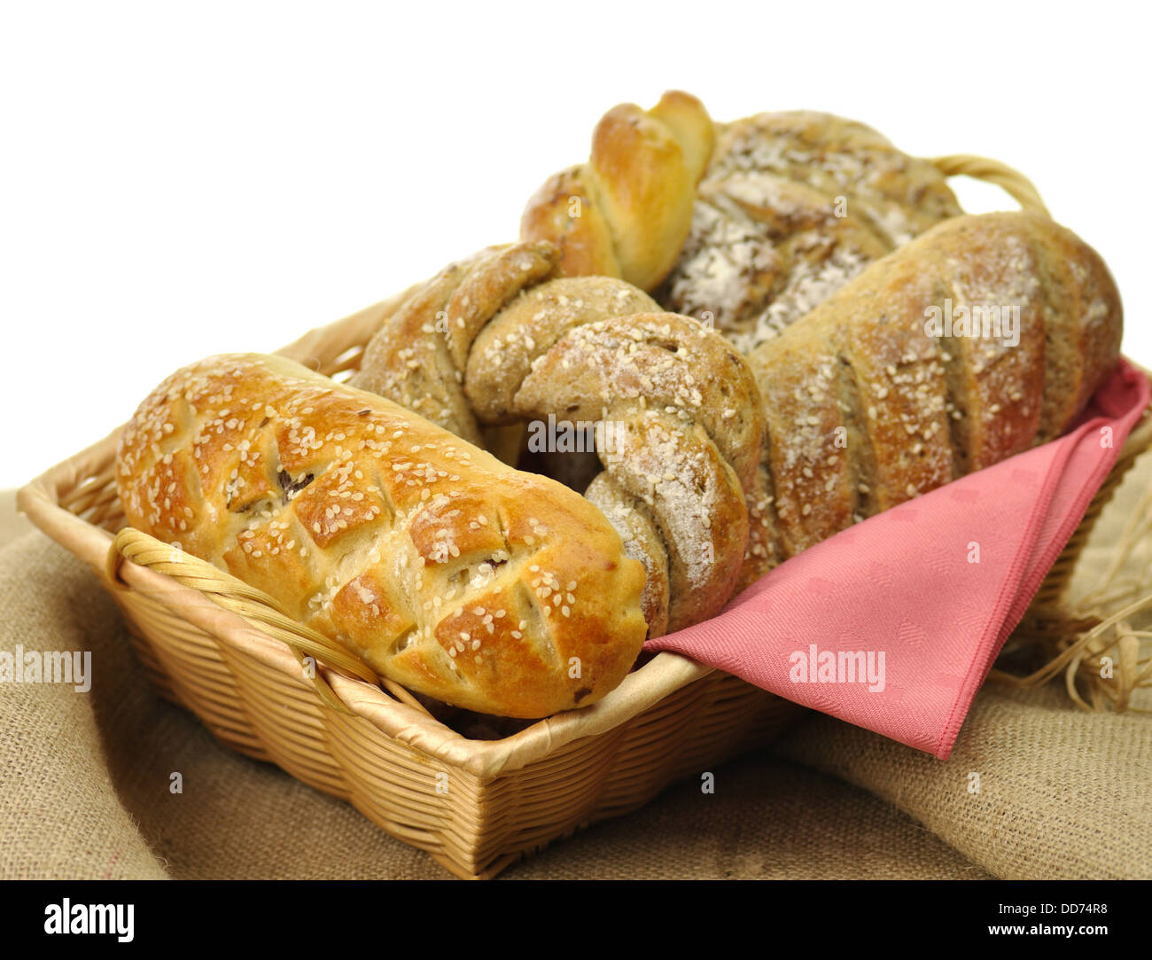 homemade bread assortment Stock Photo - Alamy