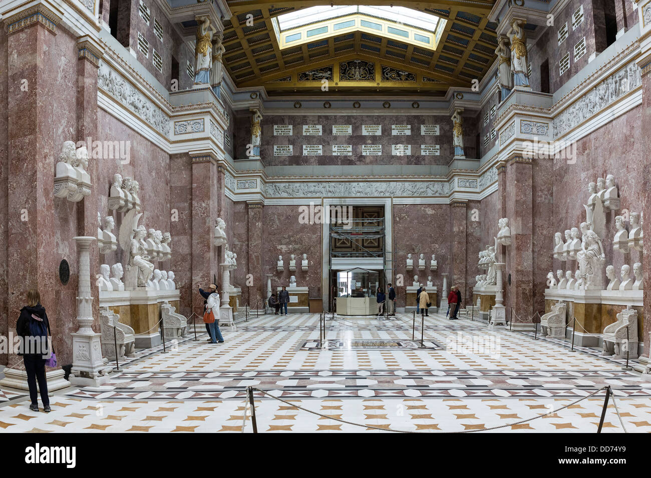 Germany, Baveria, Interior of Walhalla Stock Photo - Alamy