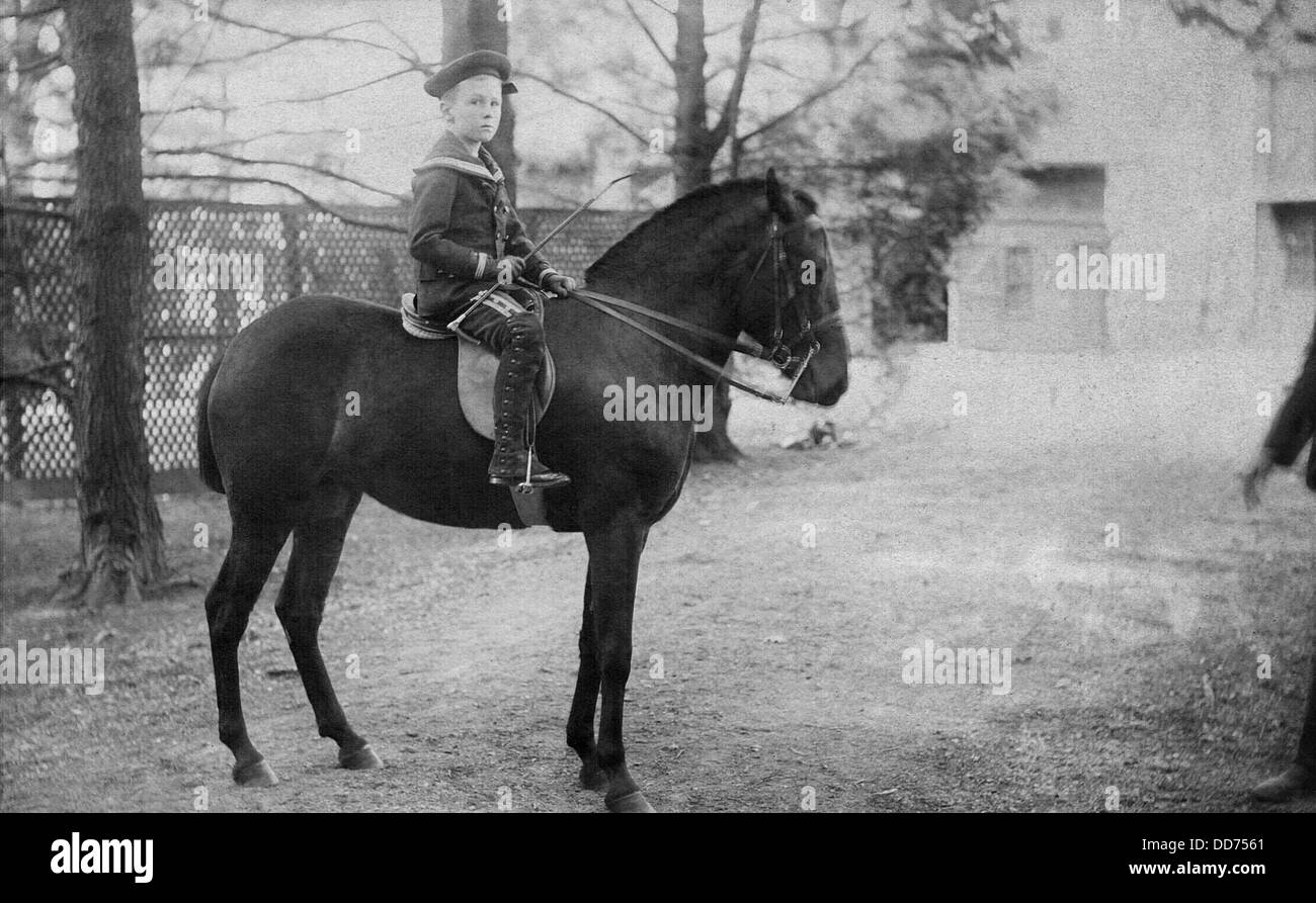 Franklin D. Roosevelt riding 'Debbie,' his first pony. 1889. (BSLOC ...