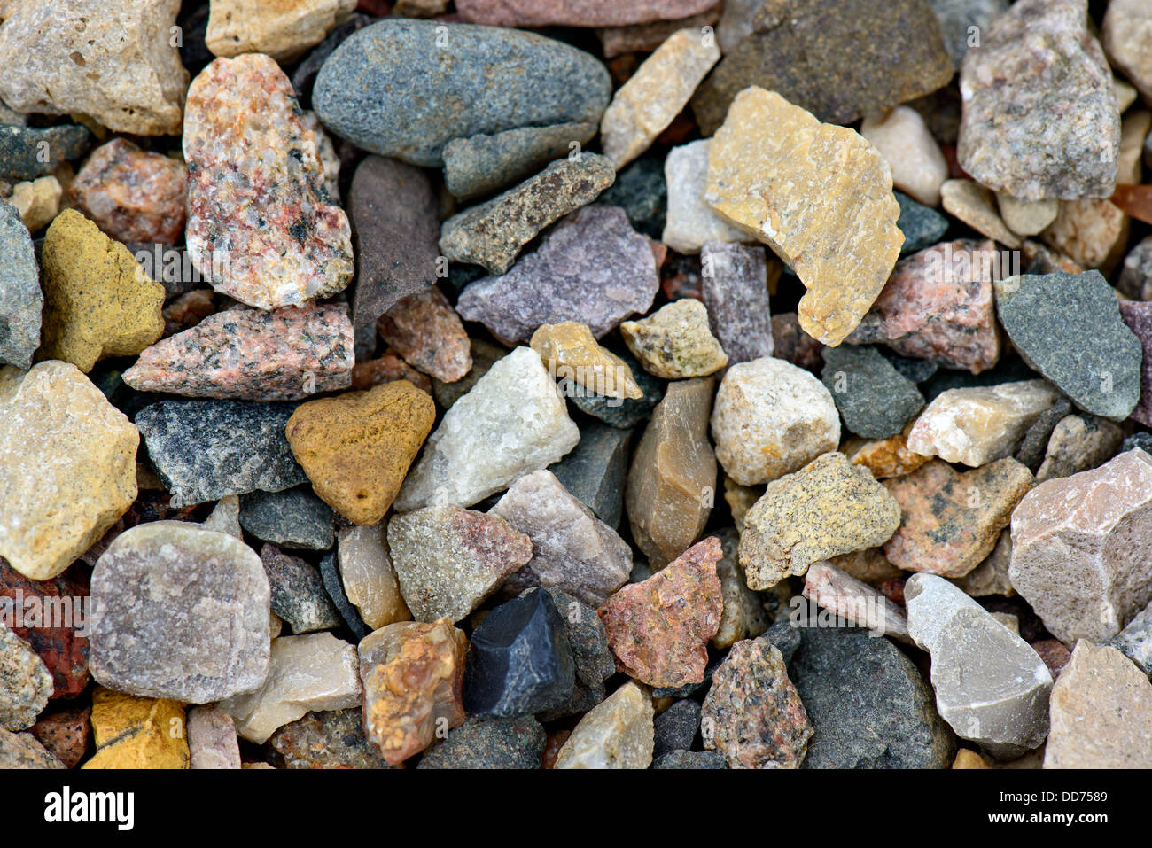 Natural gravel background Stock Photo - Alamy