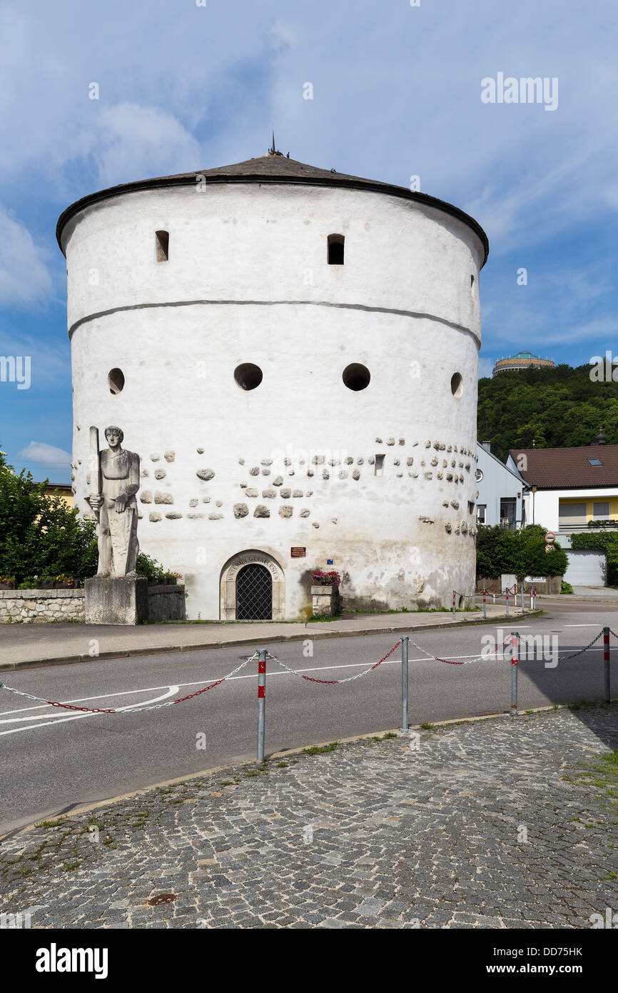 Germany, Bavaria, Kelheim, View of Schleiferturm Stock Photo - Alamy