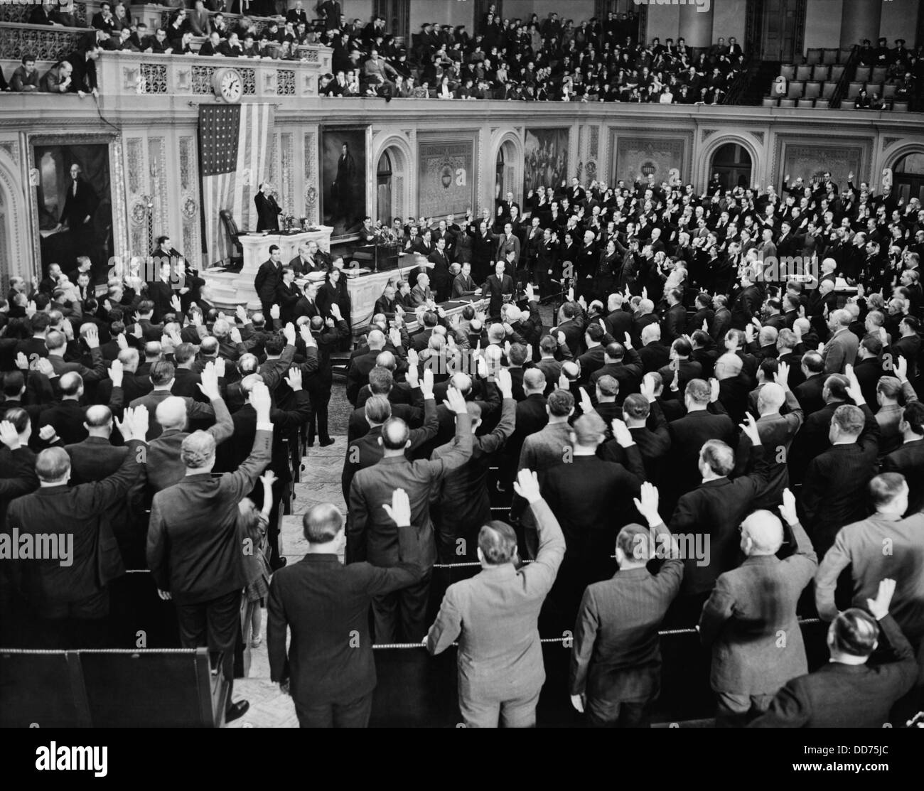 1930s taking oath hi-res stock photography and images - Alamy