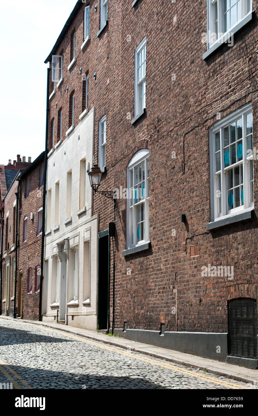 Posh houses, White Friars Street, Chester, Cheshire, UK Stock Photo - Alamy
