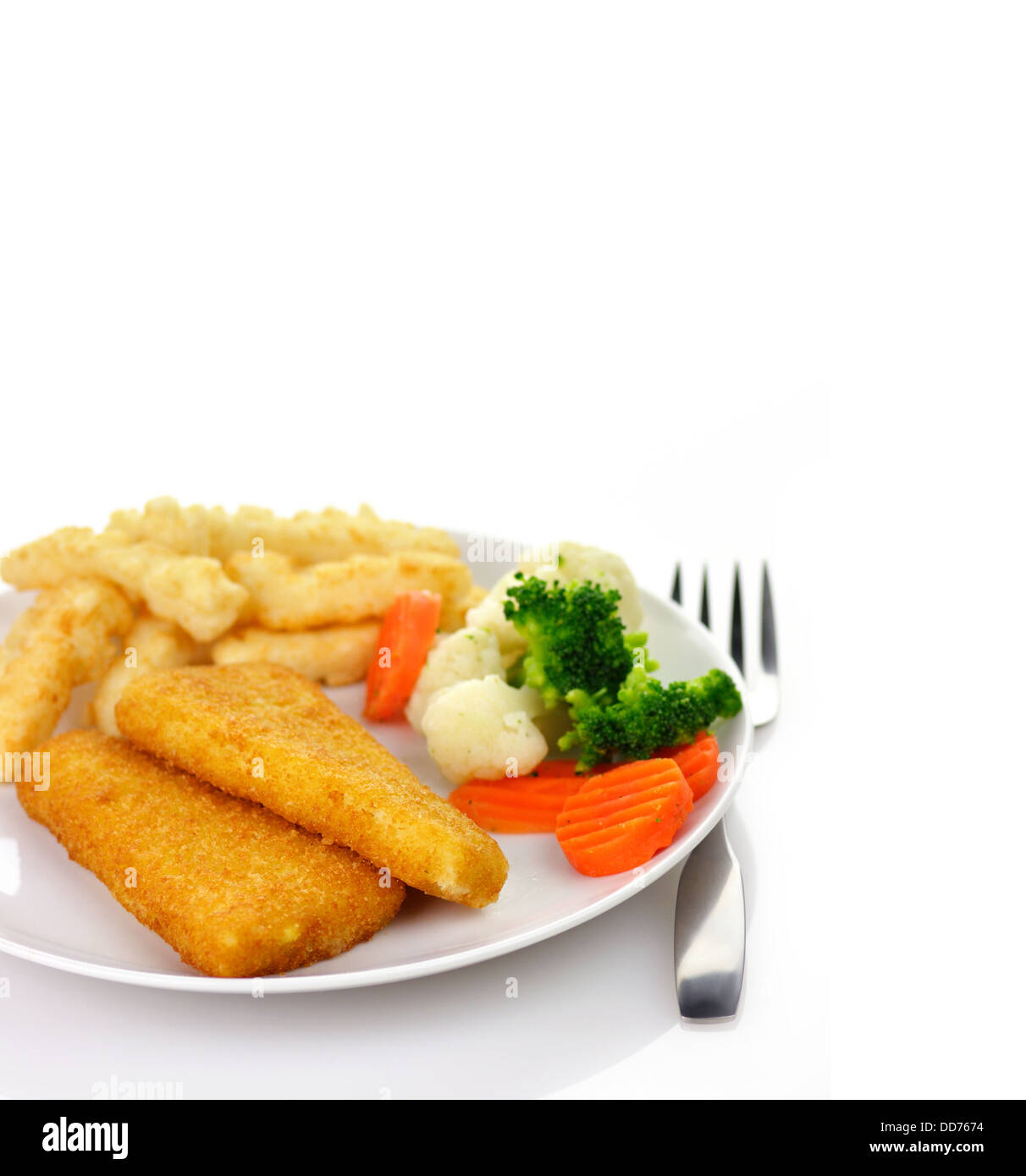 fish fillets dinner Stock Photo - Alamy