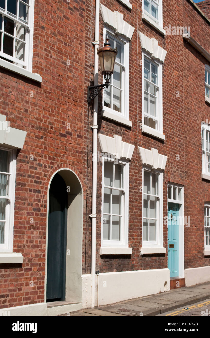 Posh houses, Lorimers' Row, Chester, UK Stock Photo - Alamy