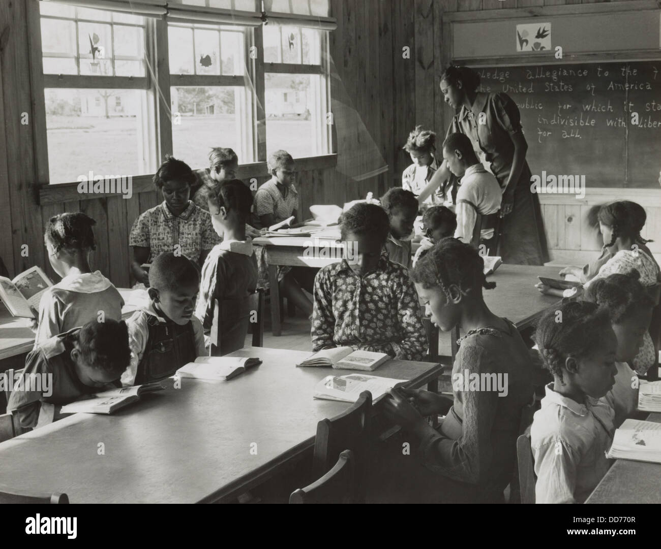 African american classroom segregation hi-res stock photography and ...