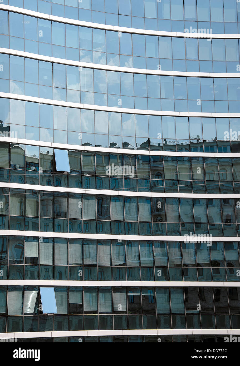 Corporate office building with large, glass windows Stock Photo - Alamy