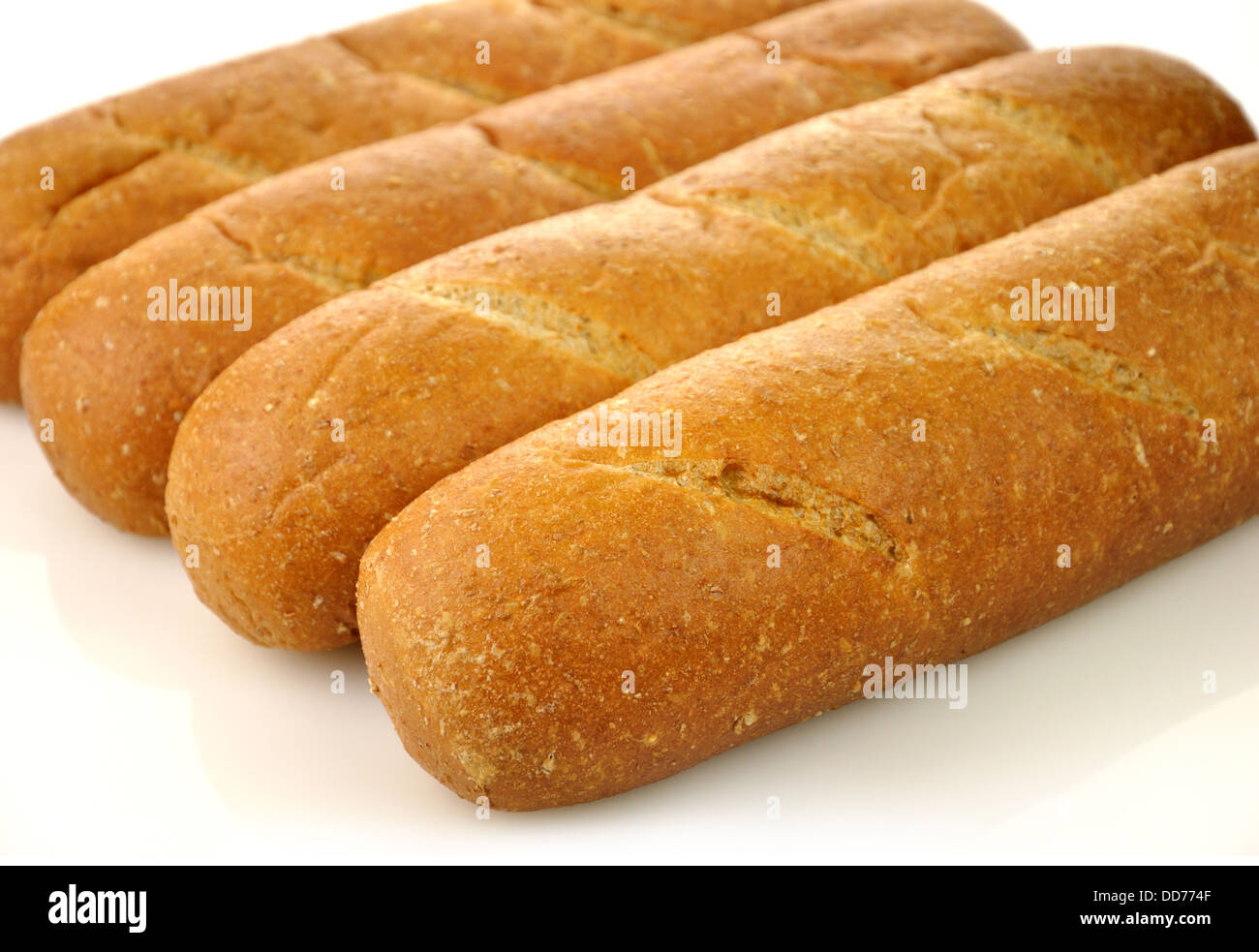 Whole wheat loaf of bread Stock Photo - Alamy