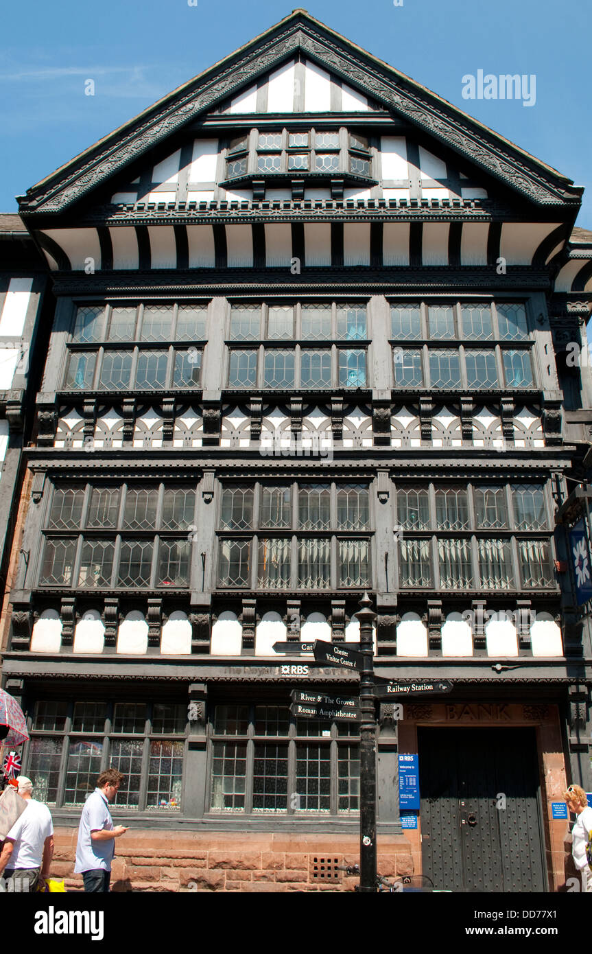 Mock Tudor house, Foregate Street, Chester, Cheshire, UK Stock Photo ...