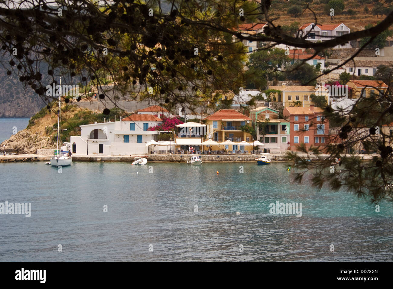 Assos village, on the Greek island of Kefalonia, Greece Stock Photo - Alamy
