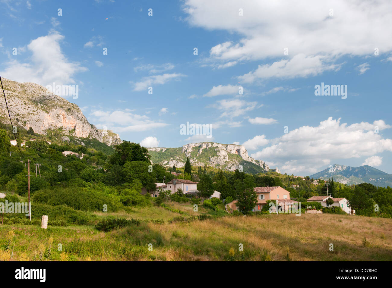 High rocks in the Haute Provence Stock Photo - Alamy