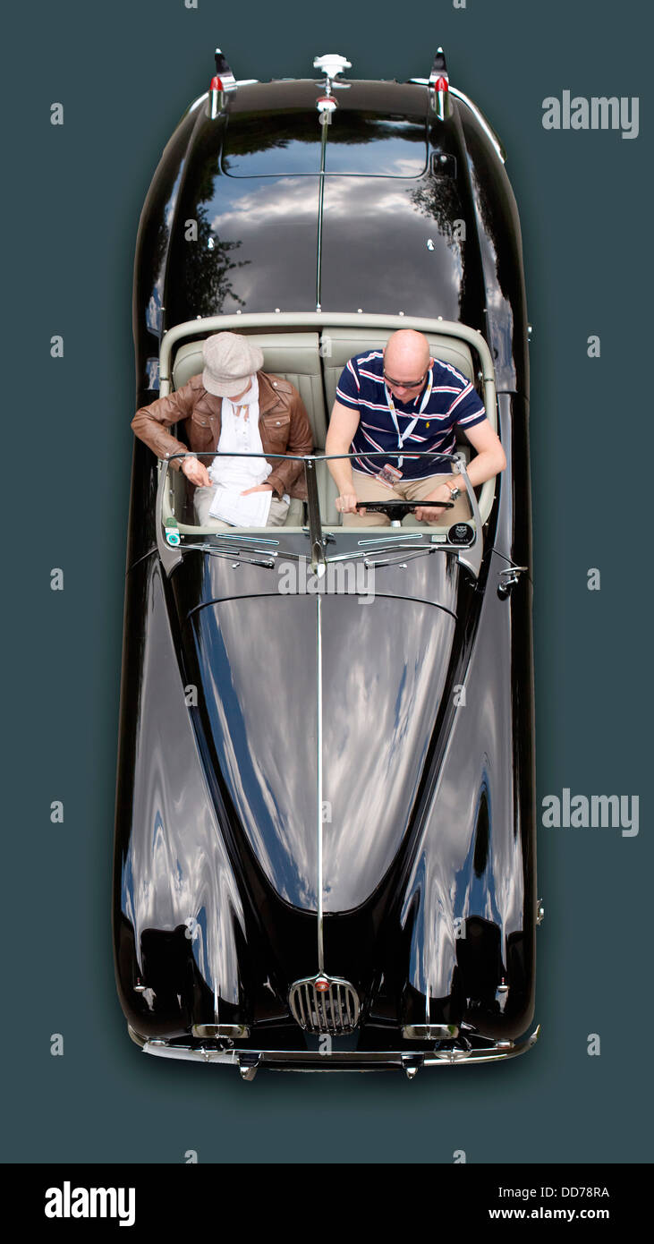 1955 jaguar xk140 hi-res stock photography and images - Alamy