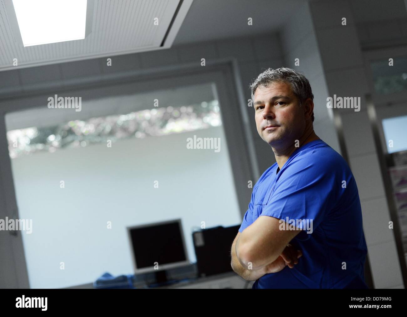 Berlin, Germany. 26th Aug, 2013. Exclusive - The forensic pathologist ...