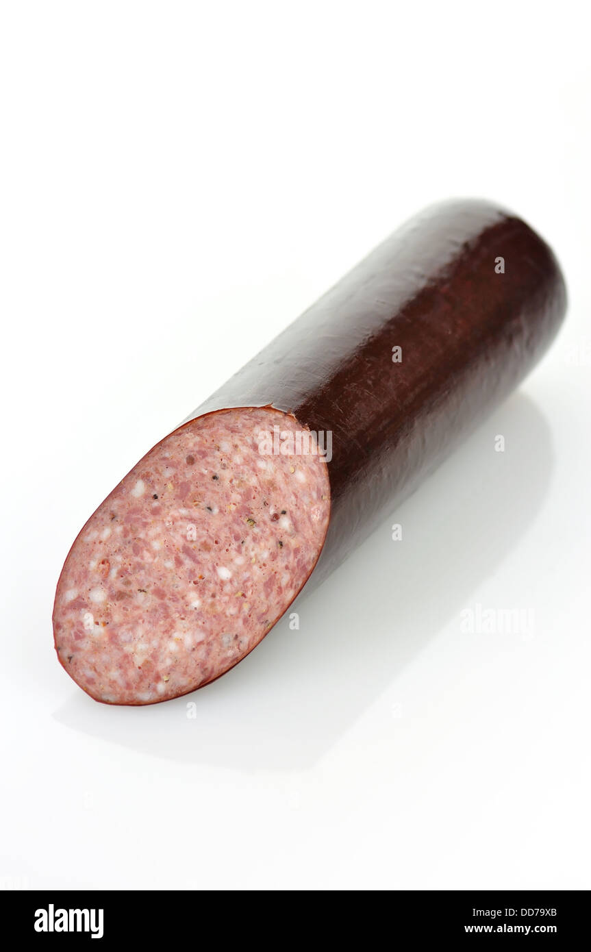 Detail dried pork sausage hi-res stock photography and images - Alamy