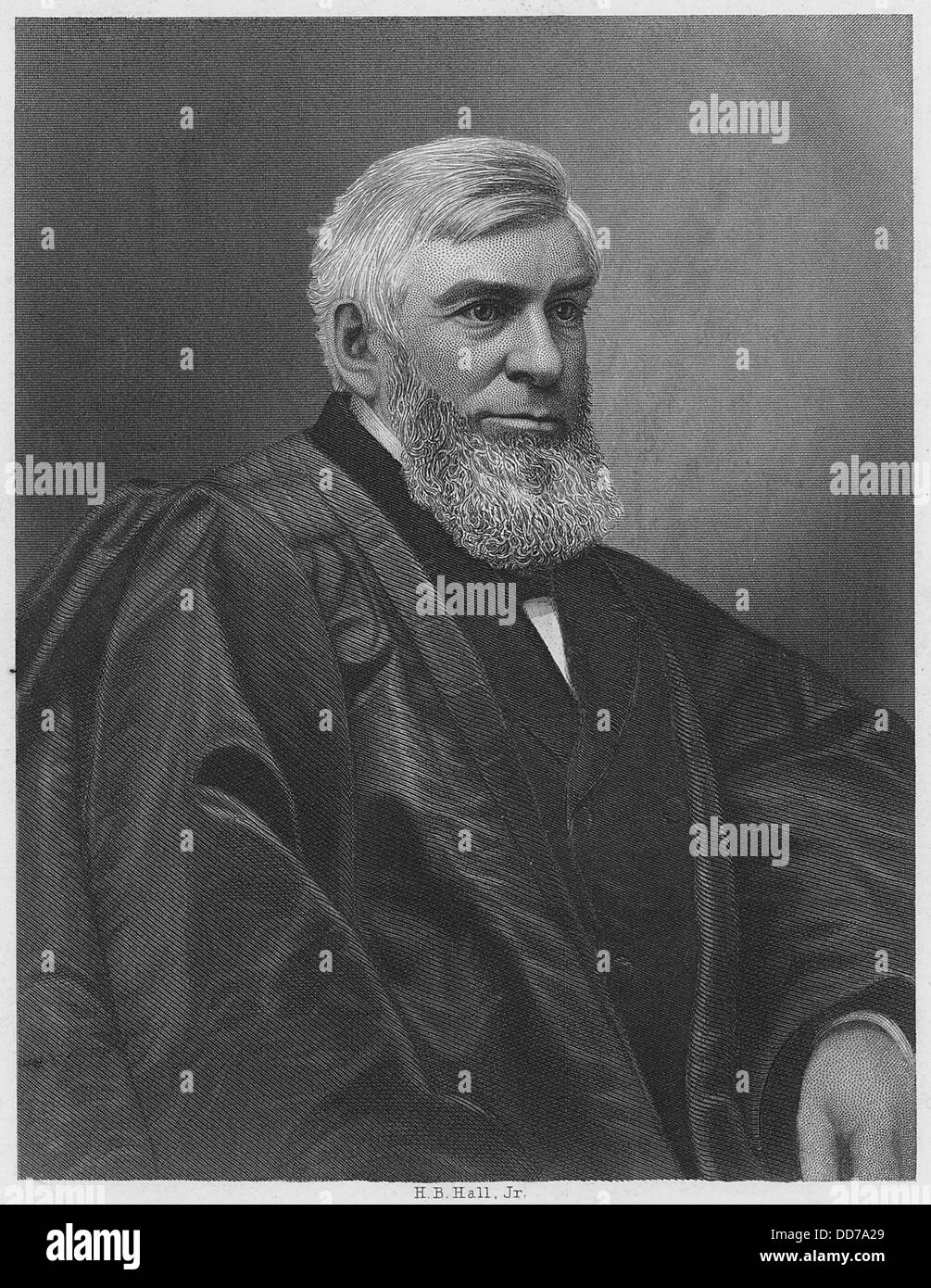 Chief Justice Morrison R. Waite (1816-1917) served as a key figure in U ...