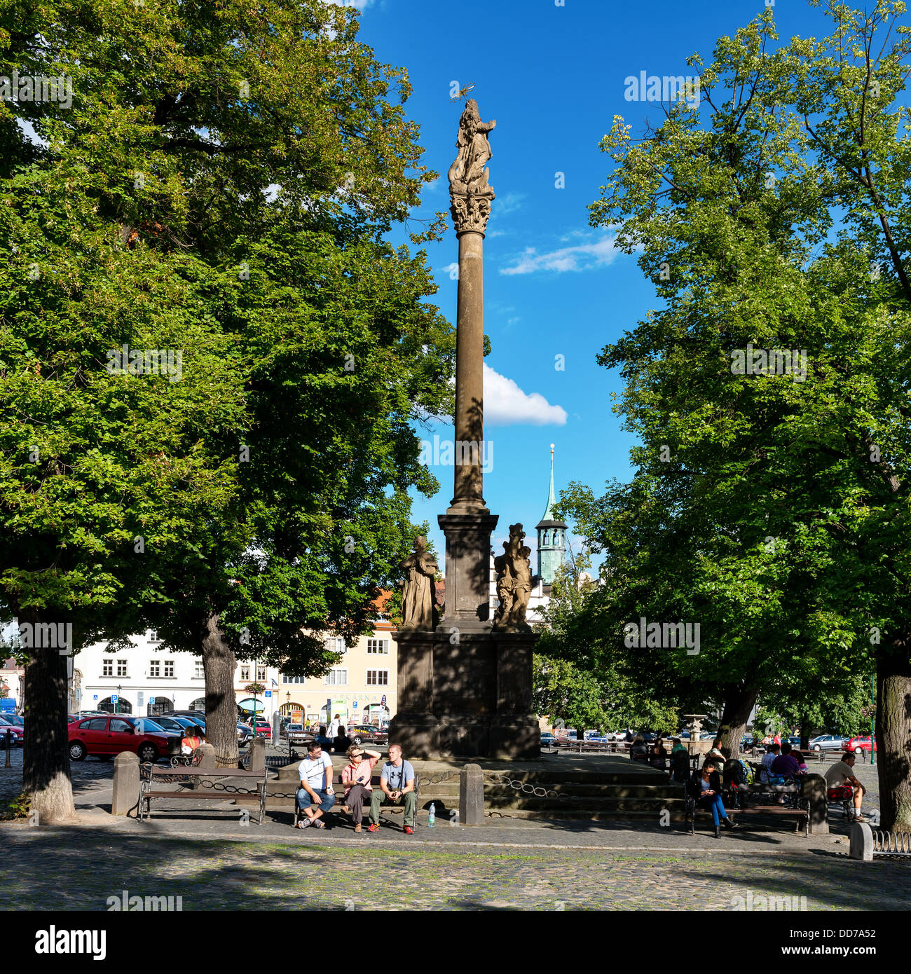 Litomerice peace square hi-res stock photography and images - Alamy