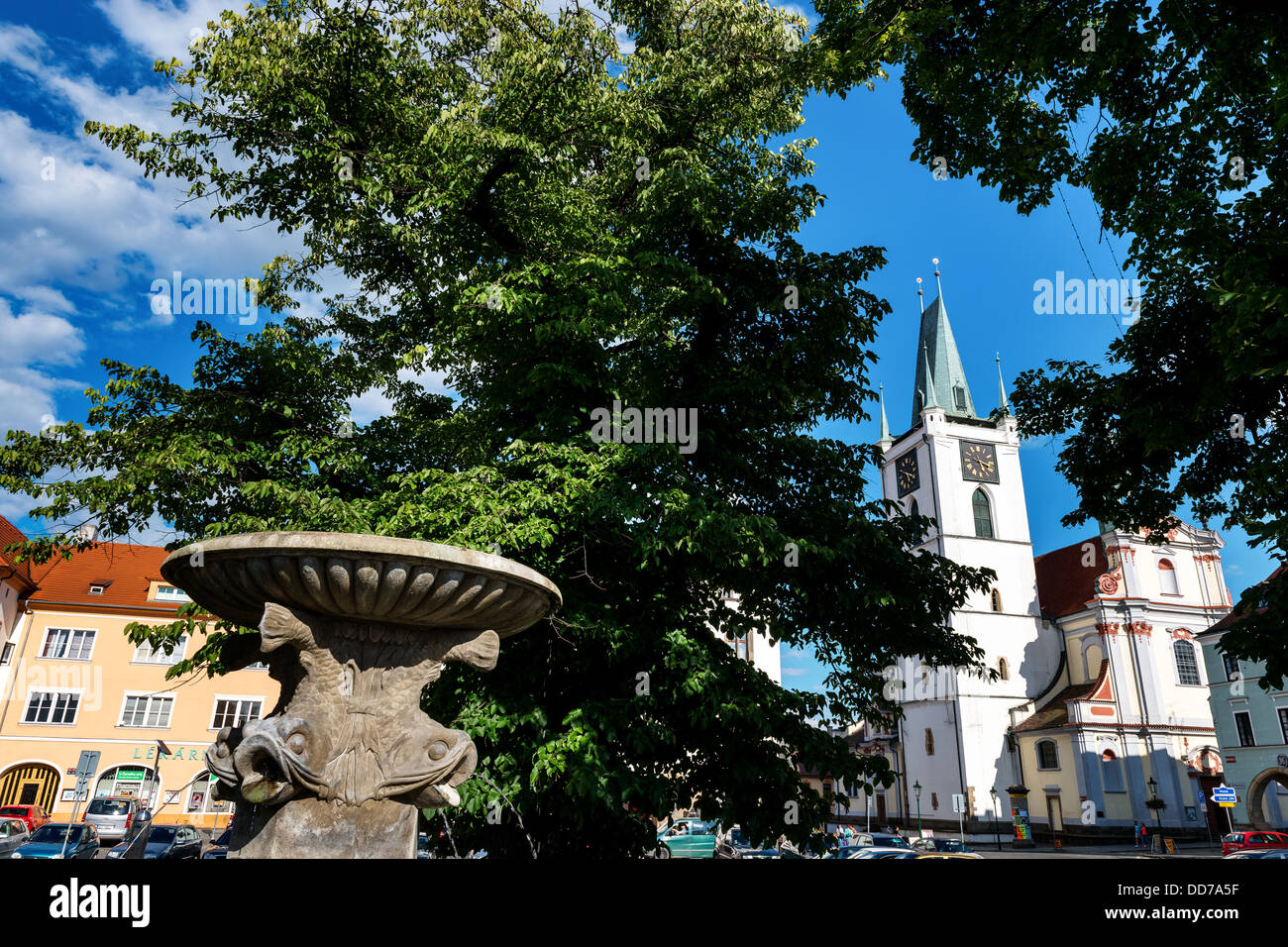 Peace Square, Litomerice Stock Photo - Alamy