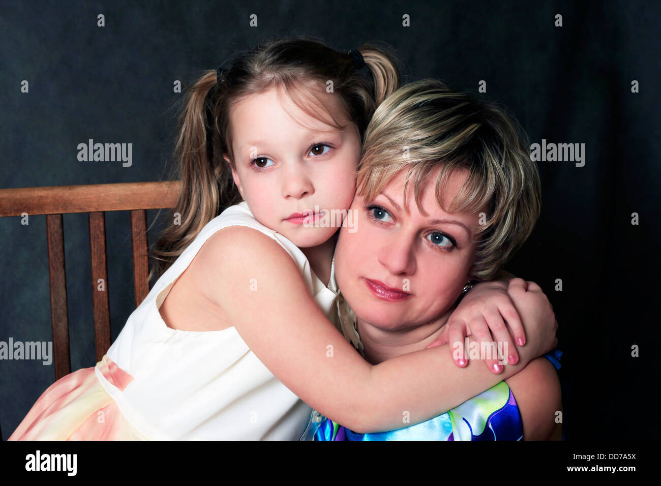 Mum with a daughter Stock Photo - Alamy