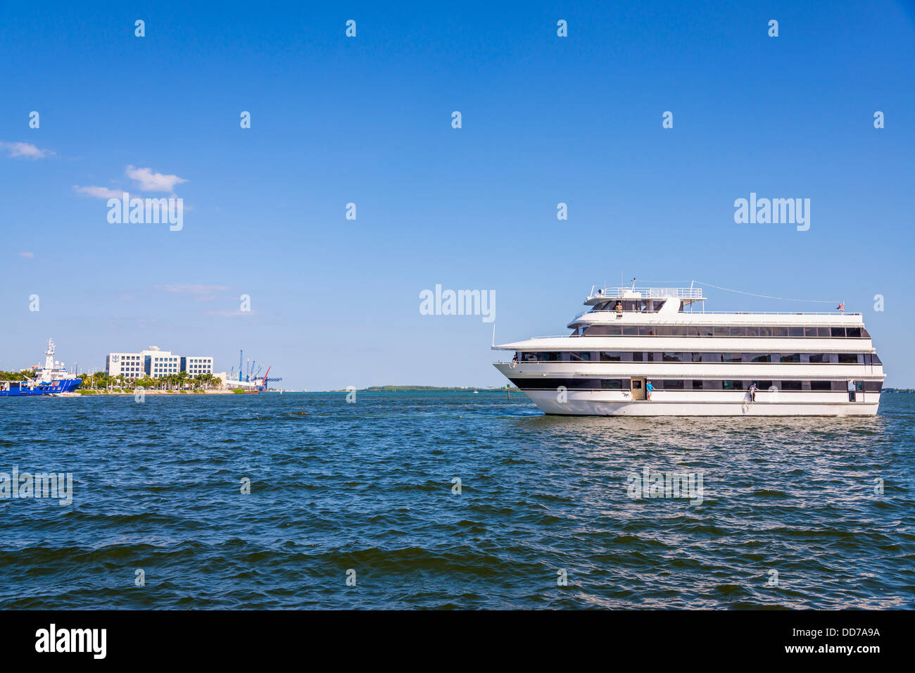 USA, Florida, Miami, View of Cruise liner Stock Photo - Alamy