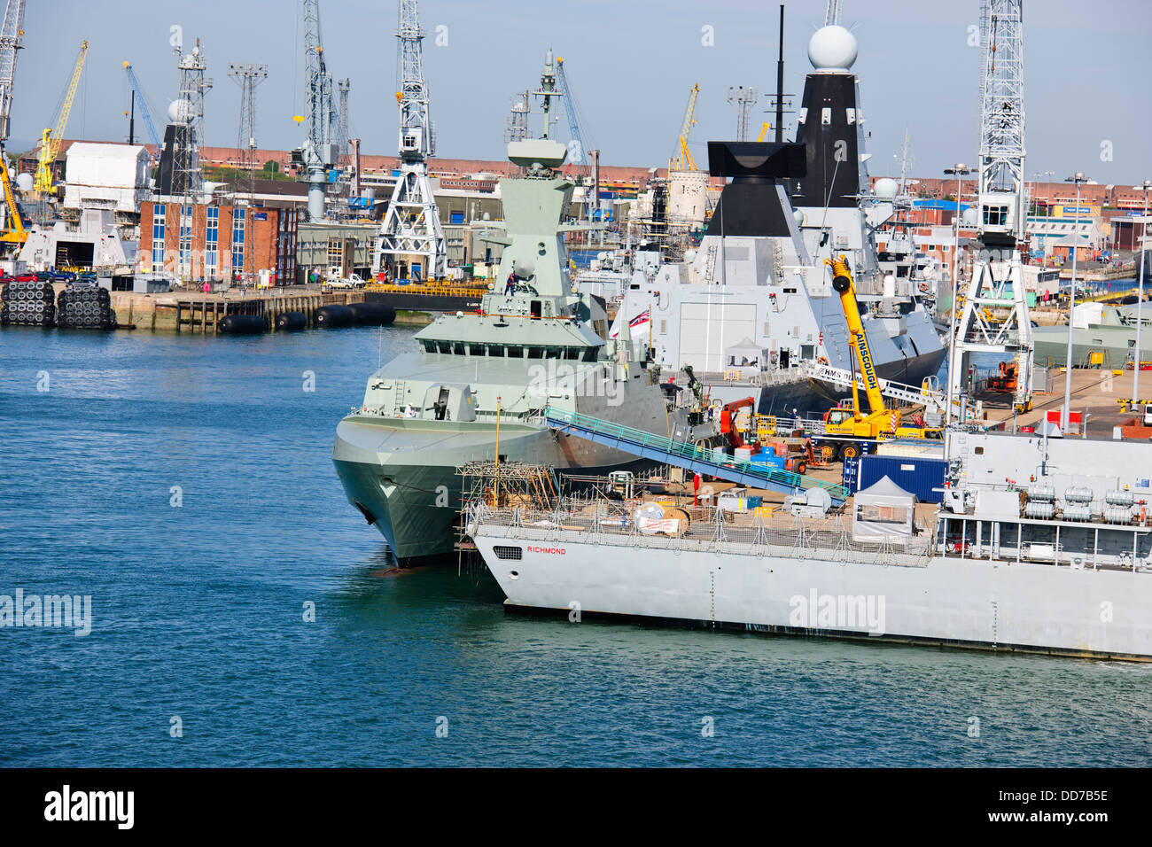 Home of the Royal Navy, HMNB Portsmouth,Frigates,Destroyers,Ships of ...