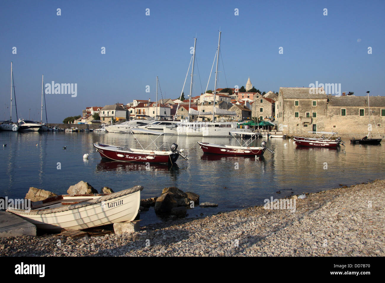 Croatia, Primosten, Adriatic Sea, Adria, North Dalmatia, islands, coast ...