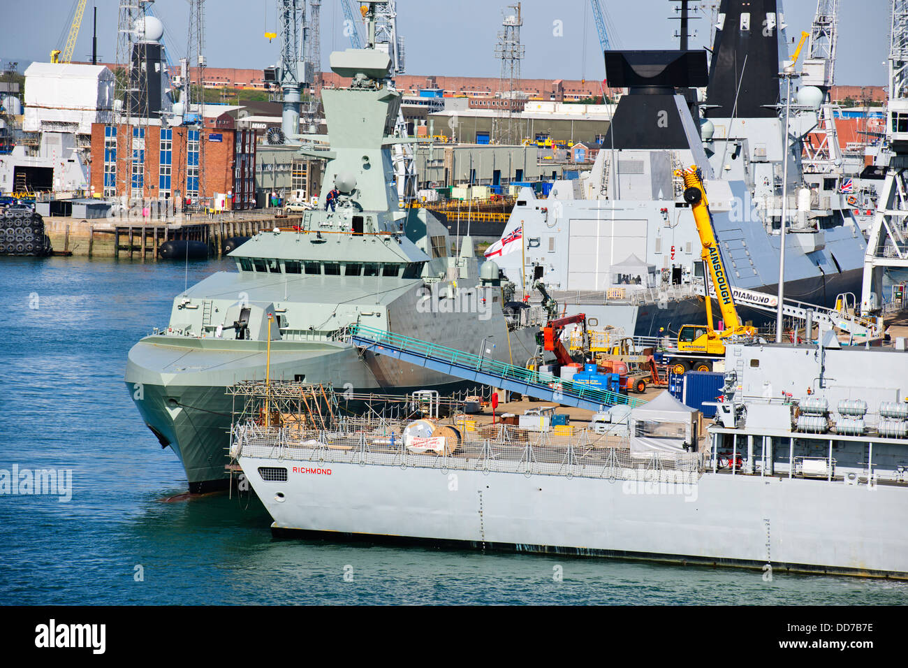 Home of the Royal Navy, HMNB Portsmouth,Frigates,Destroyers,Ships of ...