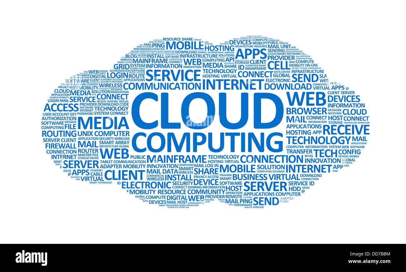 Cloud Computing Wordcloud Stock Photo - Alamy Cloud Computing Wordcloud Stock Photo - Alamy