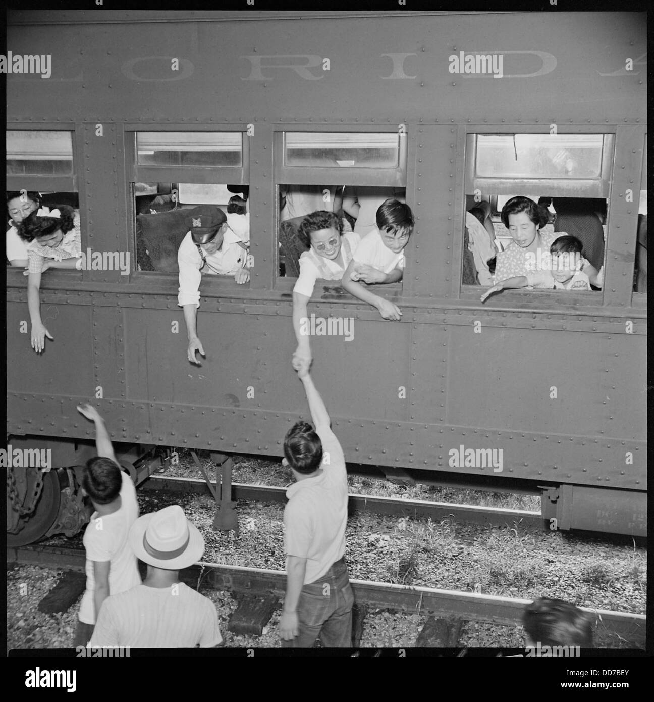 This photograph captures the closure of the Jerome Relocation Center in ...
