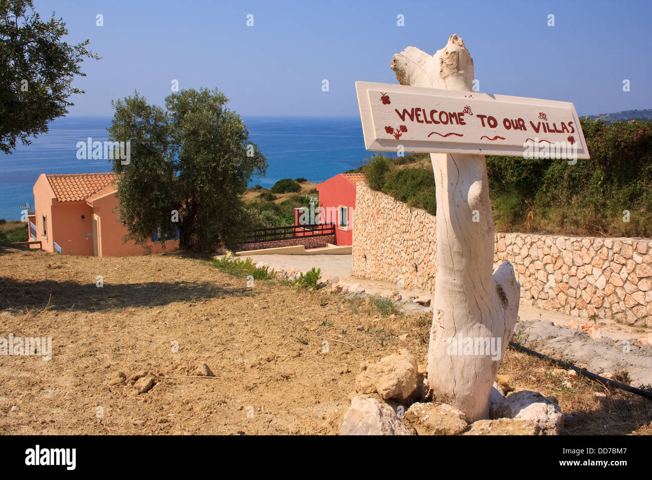 Welcome to greece sign hi-res stock photography and images - Alamy