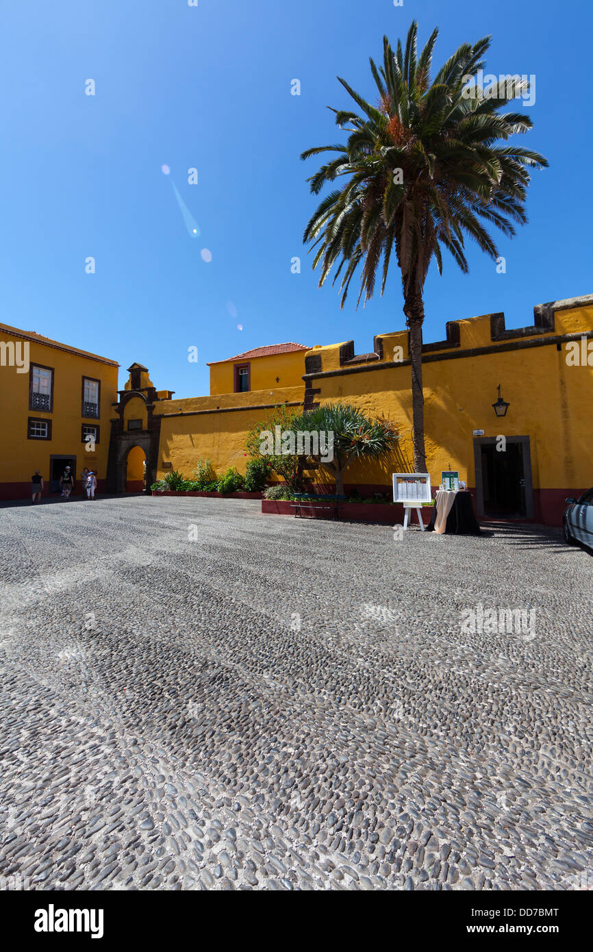 Portugal, View of Fort Santa Maria Santiago Fortress Stock Photo - Alamy