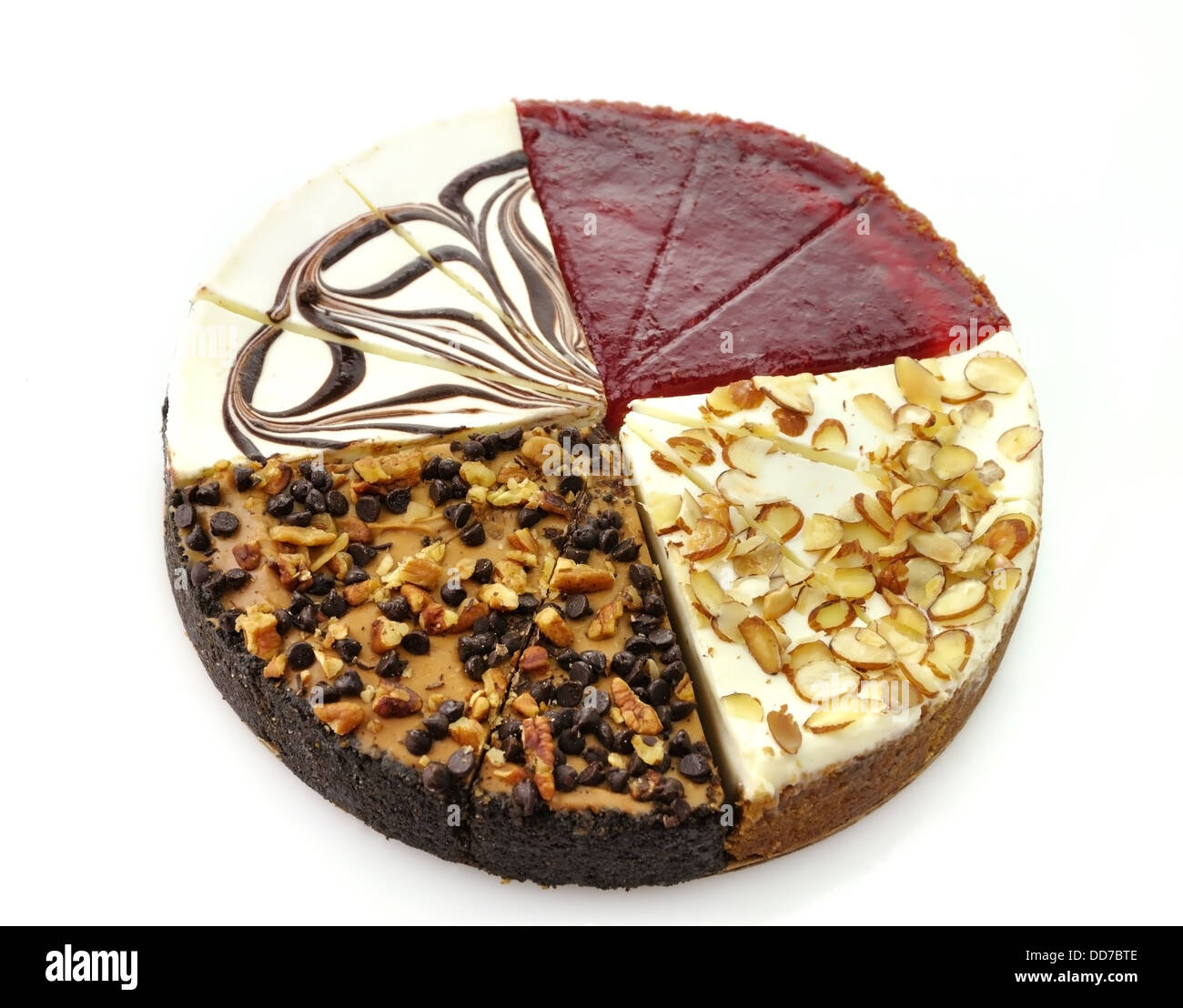 Raspberry swirl cheesecake hi-res stock photography and images - Alamy