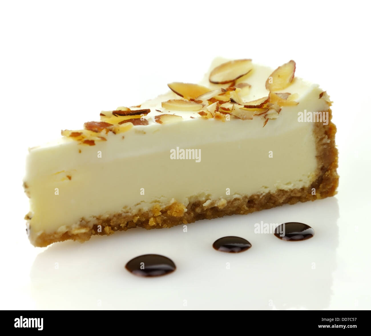 white chocolate cheesecake Stock Photo - Alamy
