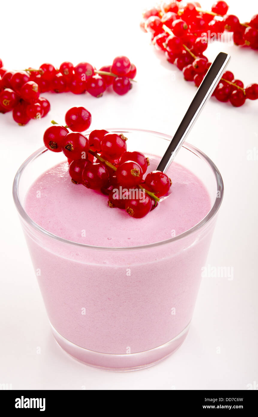 red fruit pudding with red currants Stock Photo - Alamy