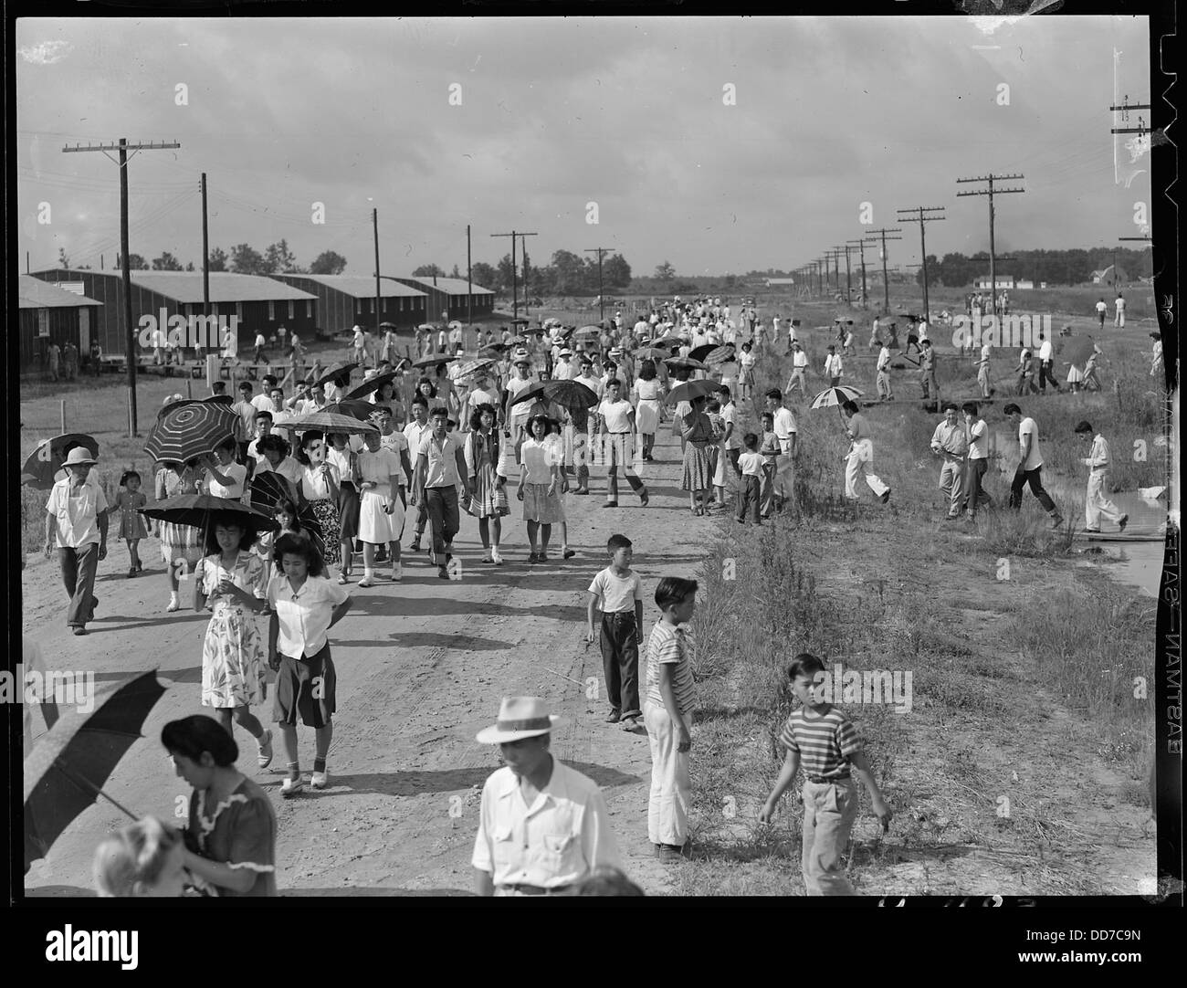 The Jerome Relocation Center in Denson, Arkansas, was closed after ...