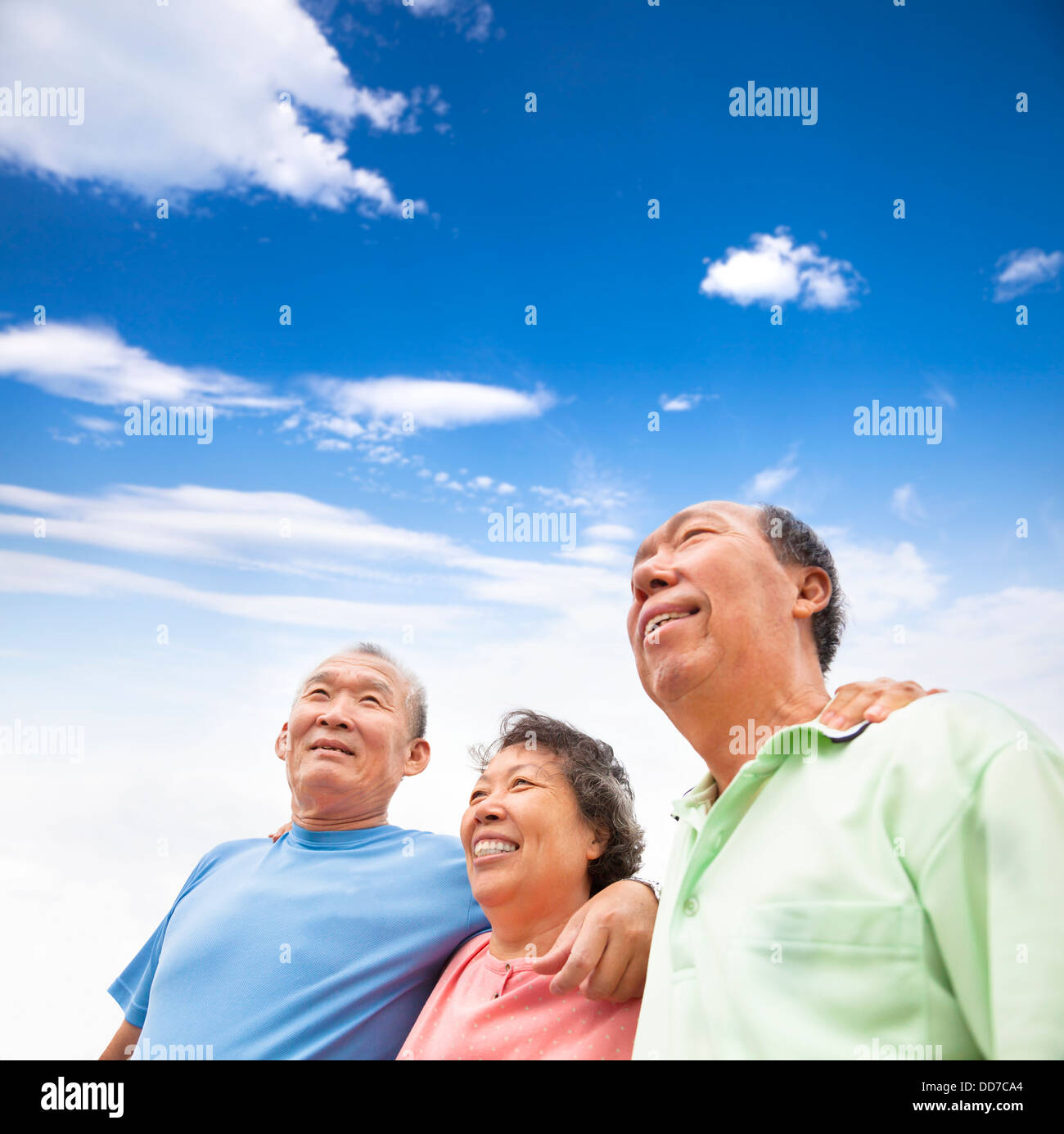 Group healthy asian seniors hi-res stock photography and images - Alamy