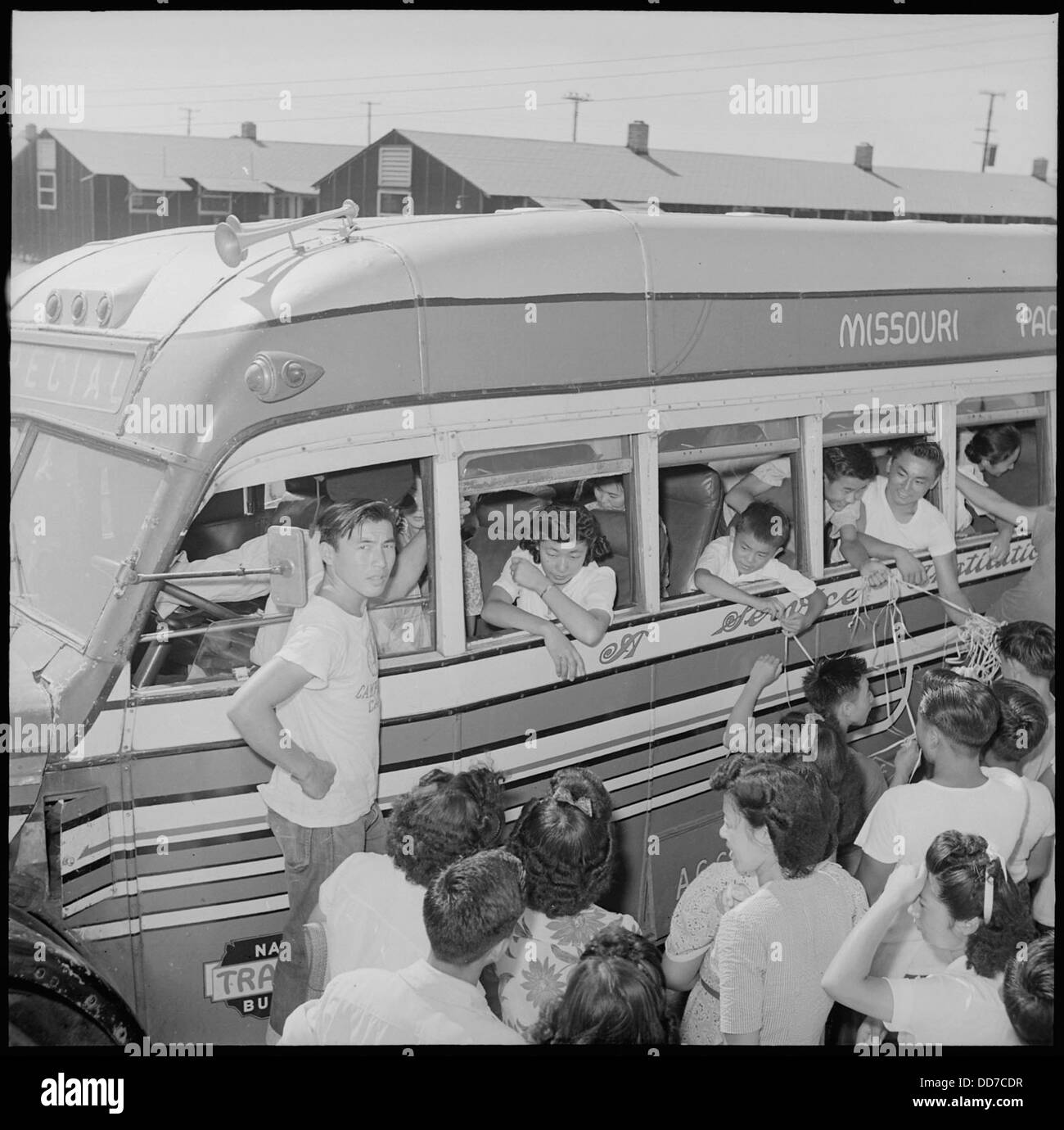 The Jerome Relocation Center in Denson, Arkansas, a World War II ...